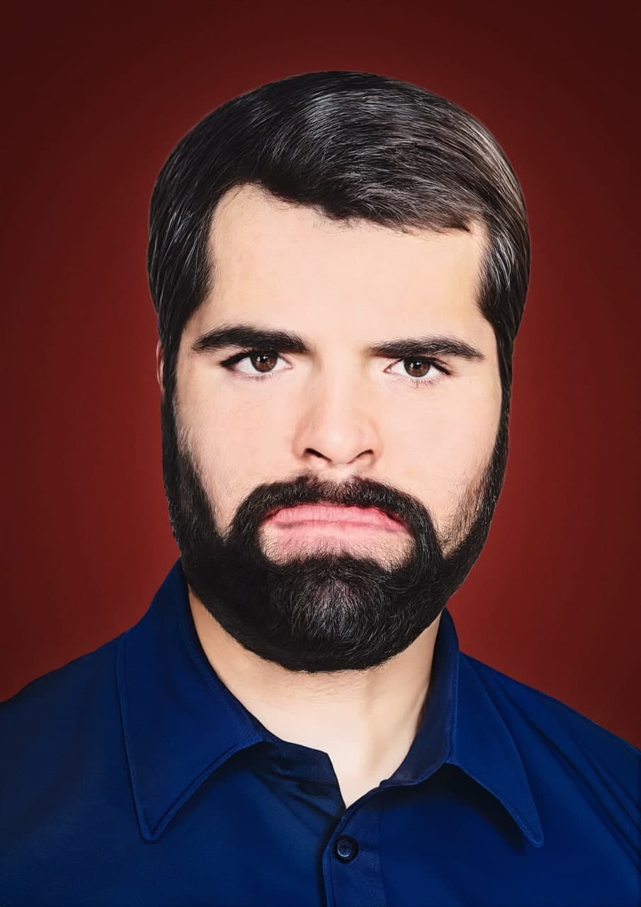 تصویر بازسازی شده باکیفیت از شهید حسن مطهری فرد