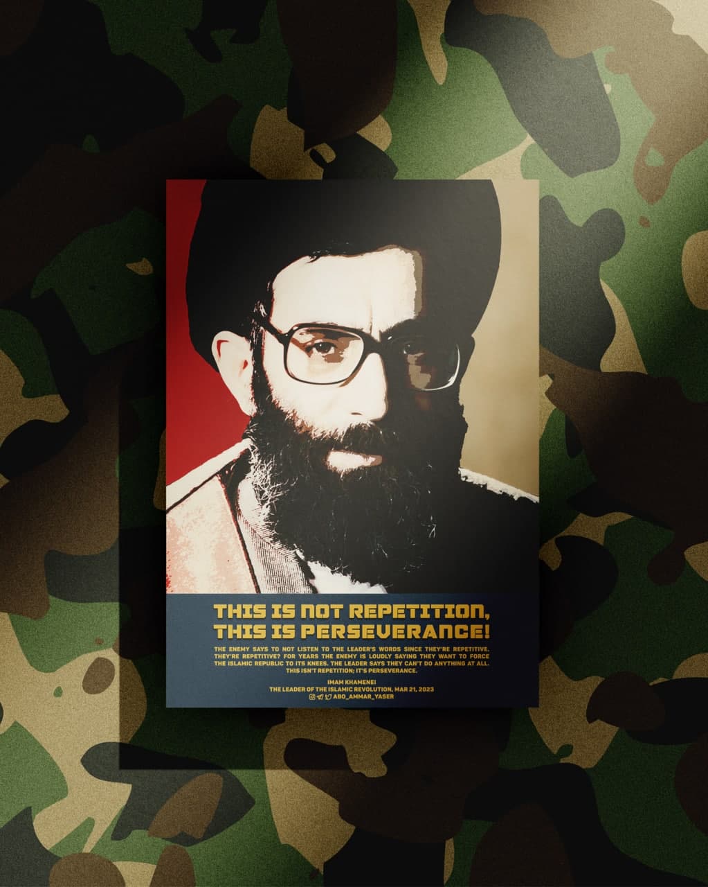 This is not repetition, this is perseverance!