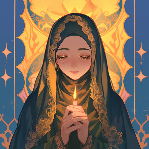 تصویرسازی دختر گریان