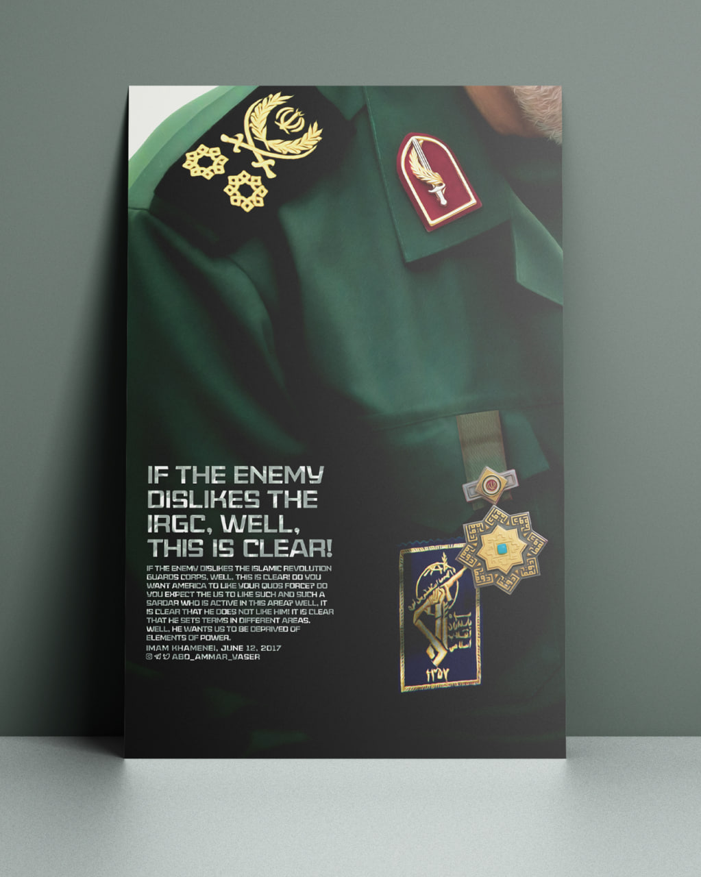 !If the enemy dislikes the IRGC, well, this is clear