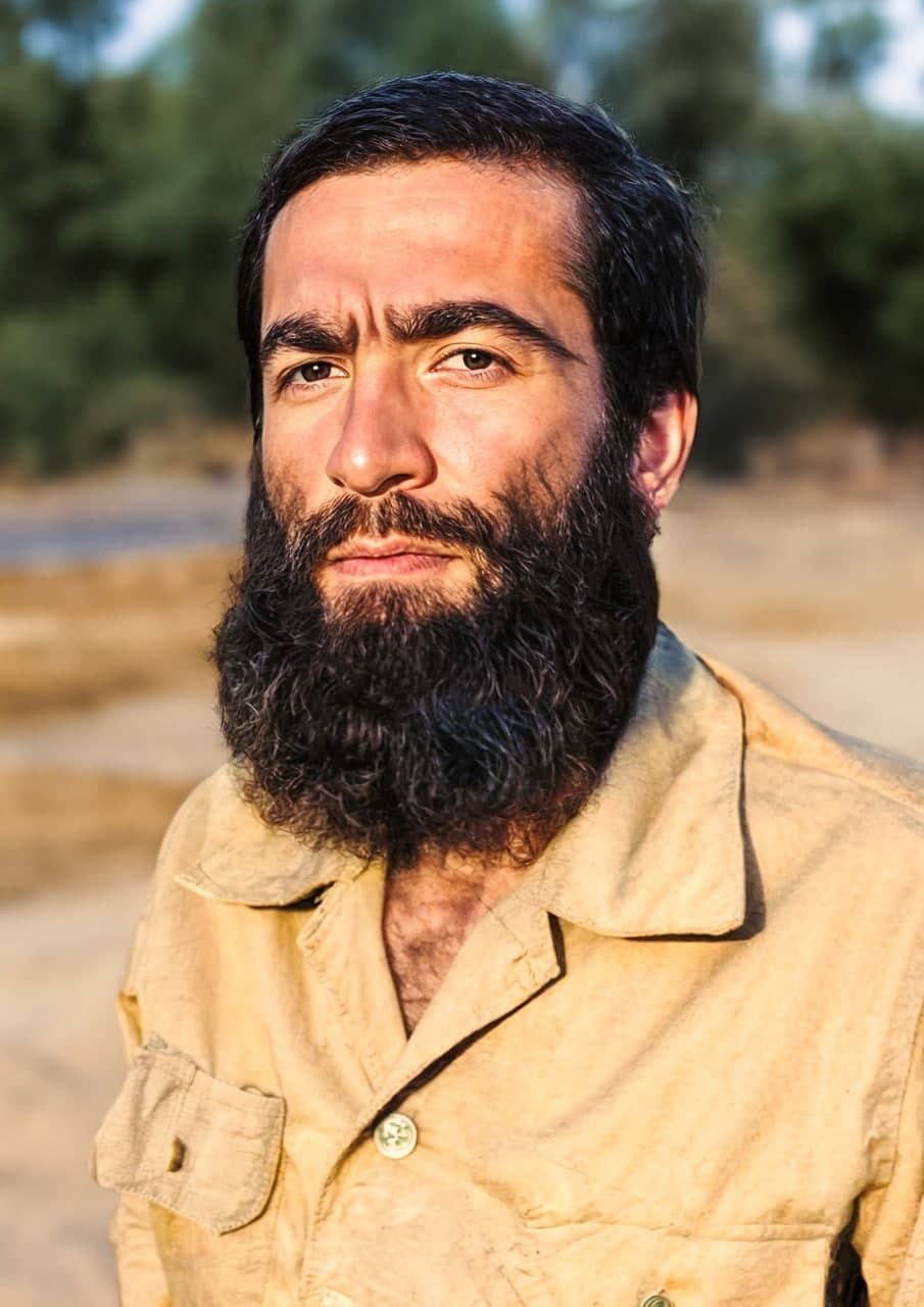 تصویر بازسازی شده باکیفیت از شهید ابراهیم حسامی